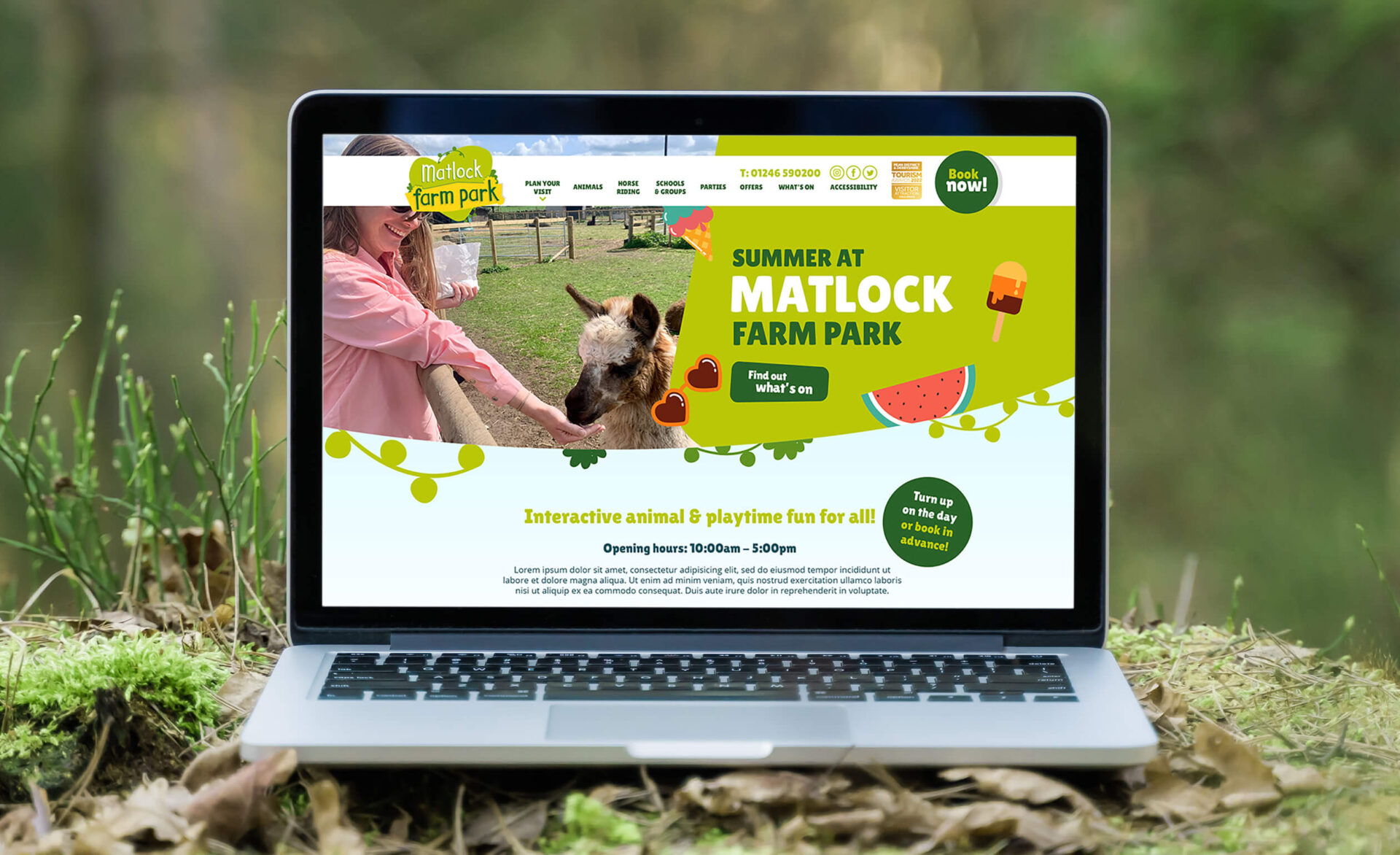 Matlock Farm Park | Small Business Rebrand | CRUSH